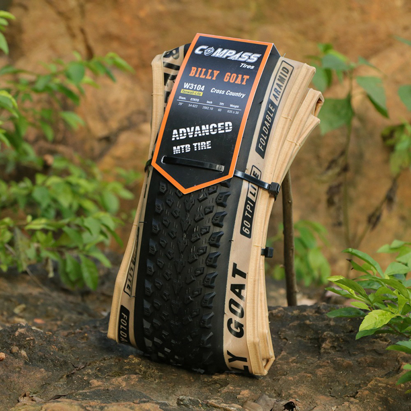 COMPASS MTB bike tire 26/27.5/29*2.25 Stab proof y... – Grandado