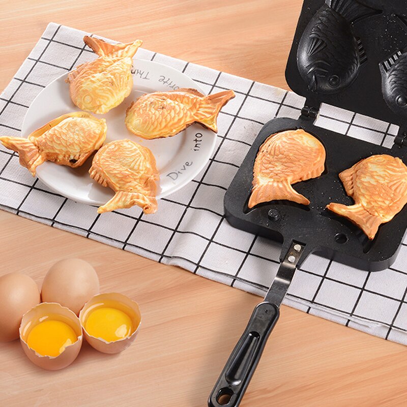 Japanse Vis-Vormige Bakvormen Waffle Pan Maker Jap... – Vicedeal
