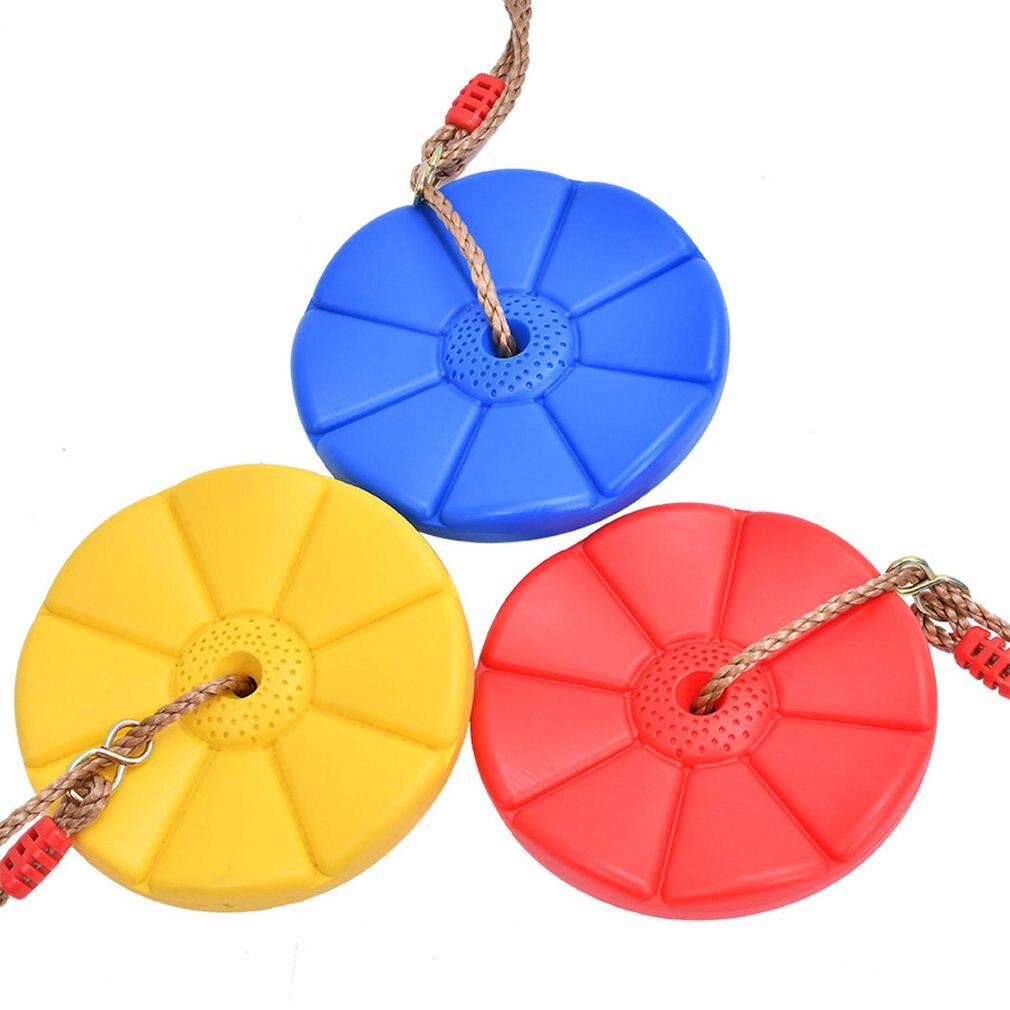 Kids Outdoor Indoor Plate Swing Monkey Swings Roun... – Grandado