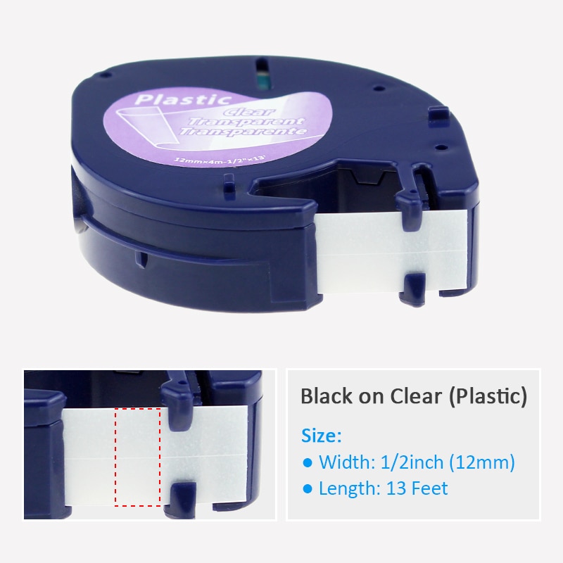 Labelife 8 Pack Combo LetraTag Plastic 12267 91201... – Grandado