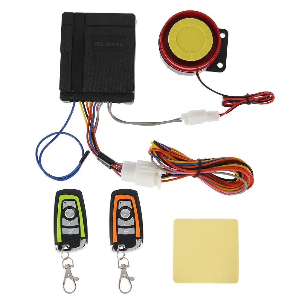 Motorcycle 125dB Universal Two-way Motorcycle Scooter Anti-theft ...