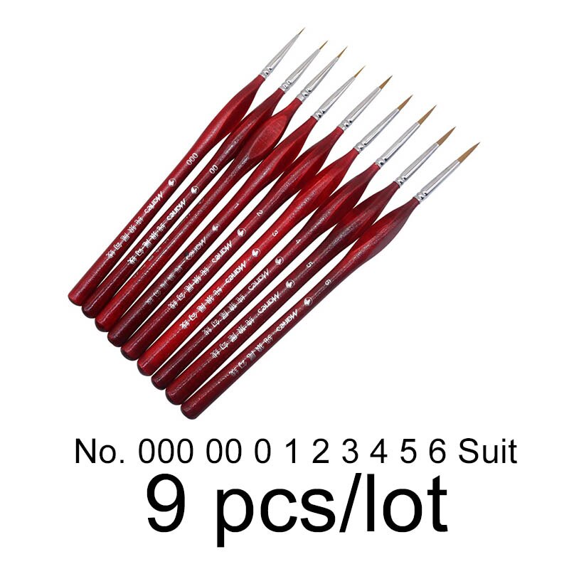 9 pcs/Set art Fine Hand Painted Thin Hook Line Pen... – Vicedeal