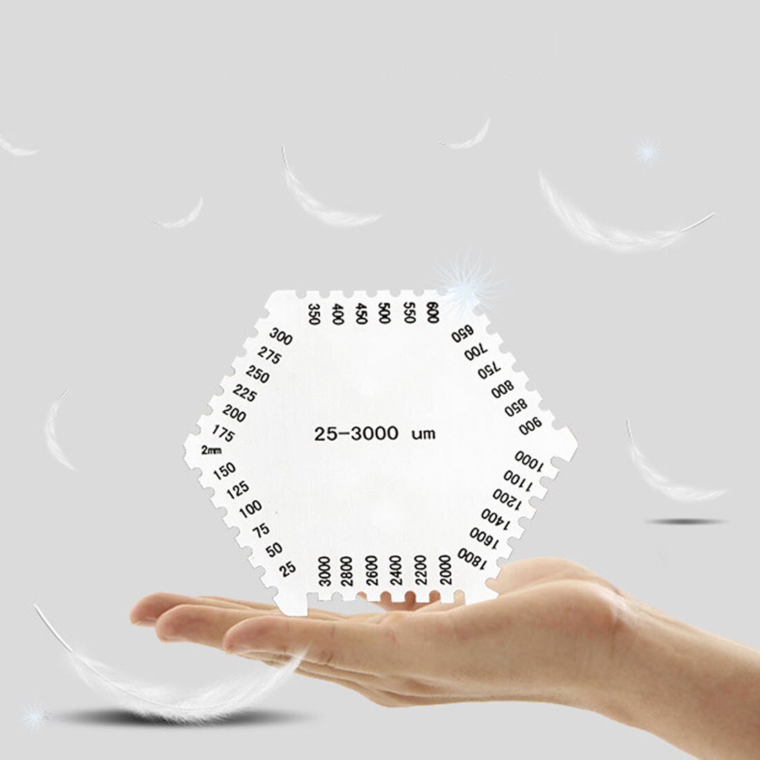 High Precision Stainless Steel Hexagon Wet Film Co... – Grandado