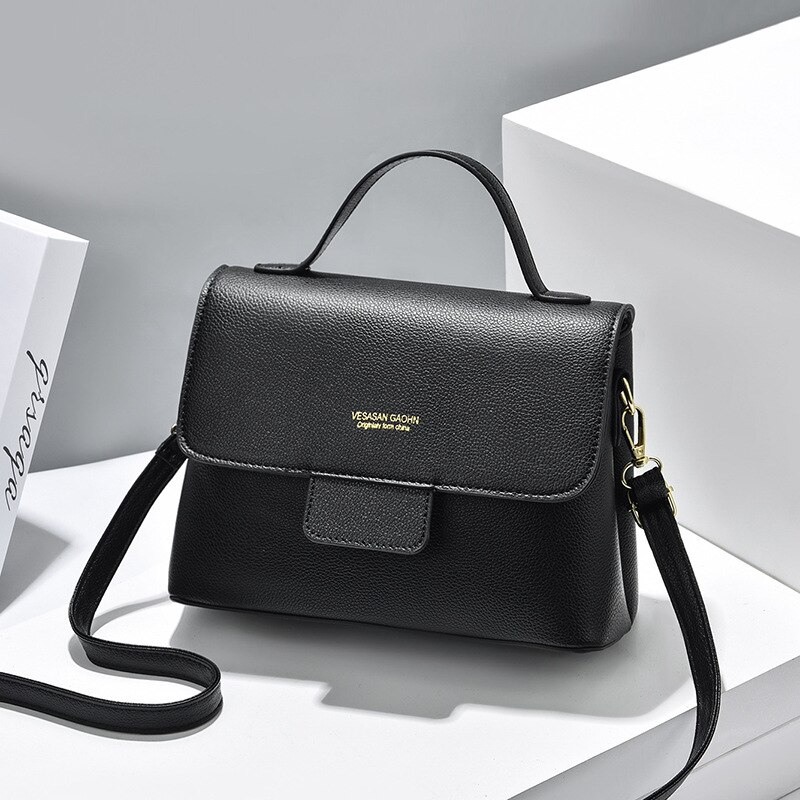 Petit sac à main carré asymétrique pour femmes, Si... – Grandado