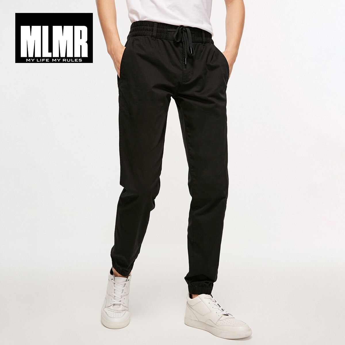 MLMR Spring Autumn Men Pants Slight Stretch Elasti... – Grandado