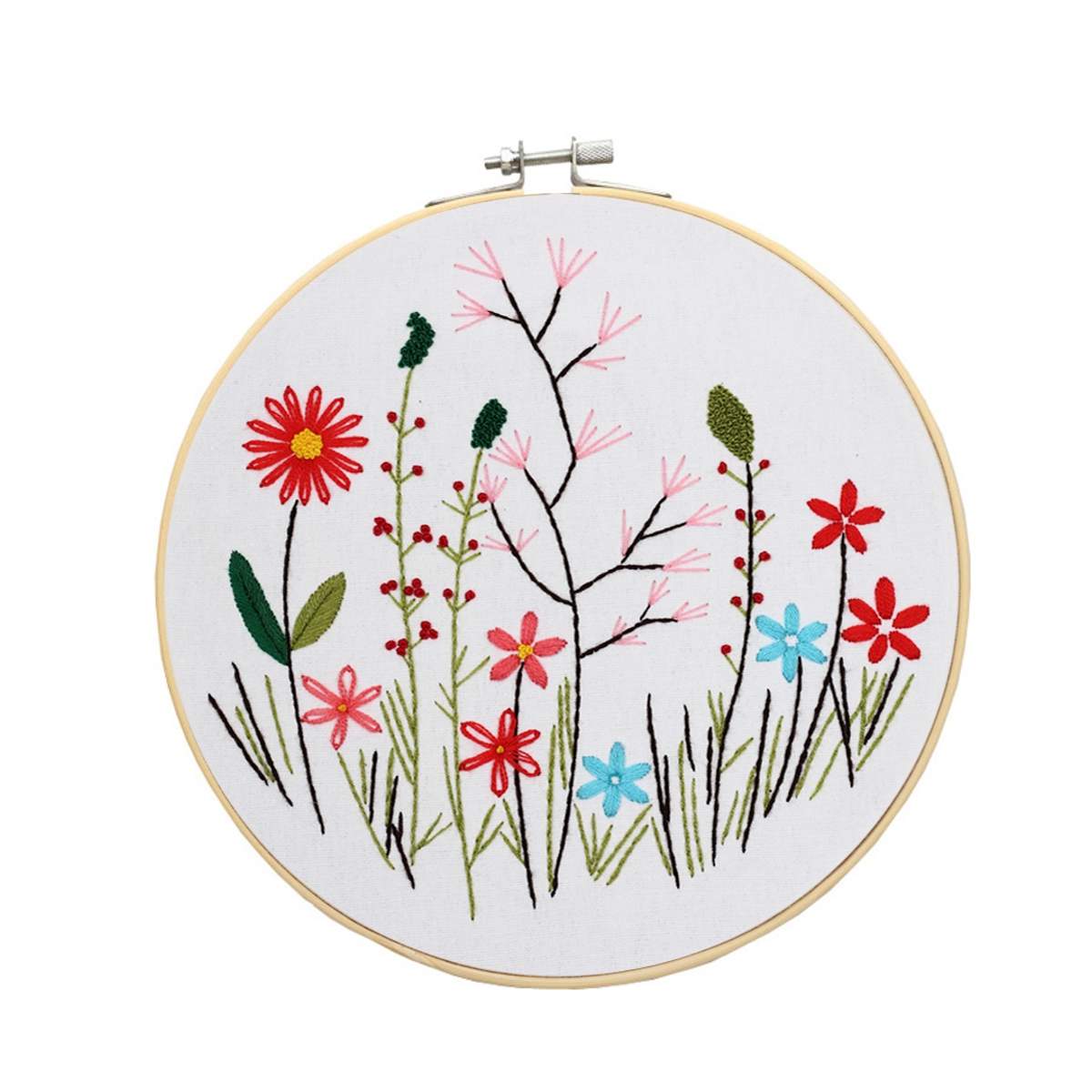 DIY Embroidery Hoops Embroidered Stretch Hoop Tool... – Grandado