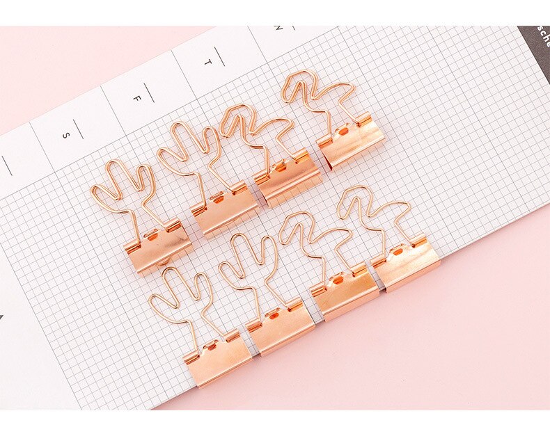 4pcs/set Hollow 25mm Long Tail Clip Students Schoo... – Grandado