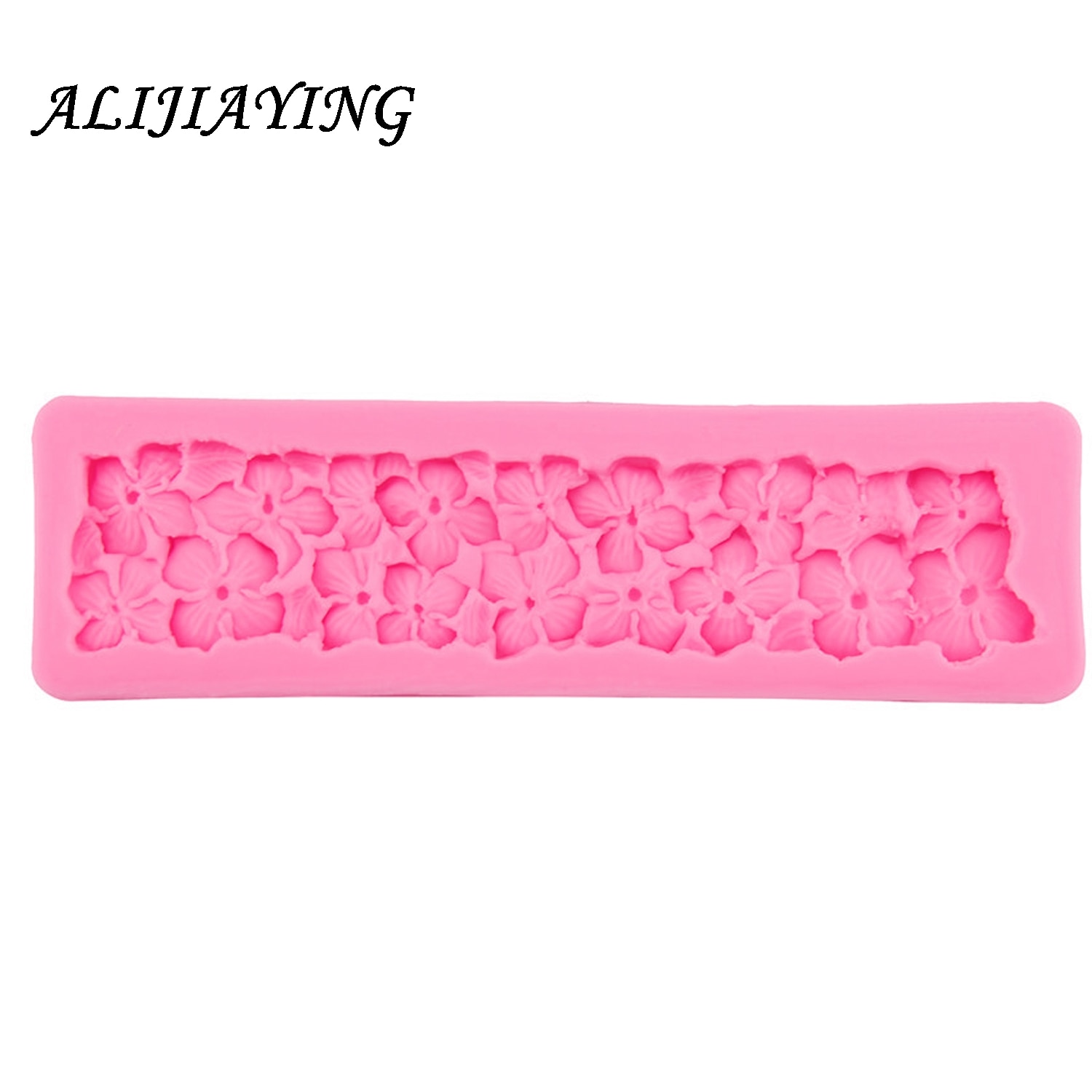 1 st spik-headed kant blomma silikonform för fonda... – Grandado