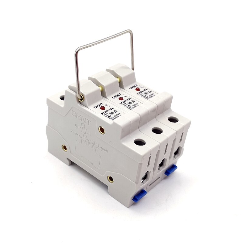 CHINT RT28N-32X 3 Pole DIN Rail Mount Fuse Holder ... – Vicedeal