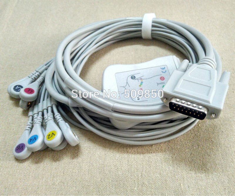 Eletrocardiograma Cardioline Ar600 4.7k EKG cable ... – Grandado