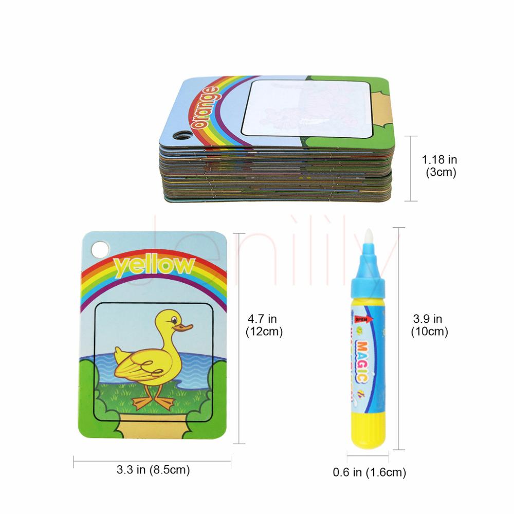 3 Styles Water Drawing Painting Coloring Paper Mat... – Grandado