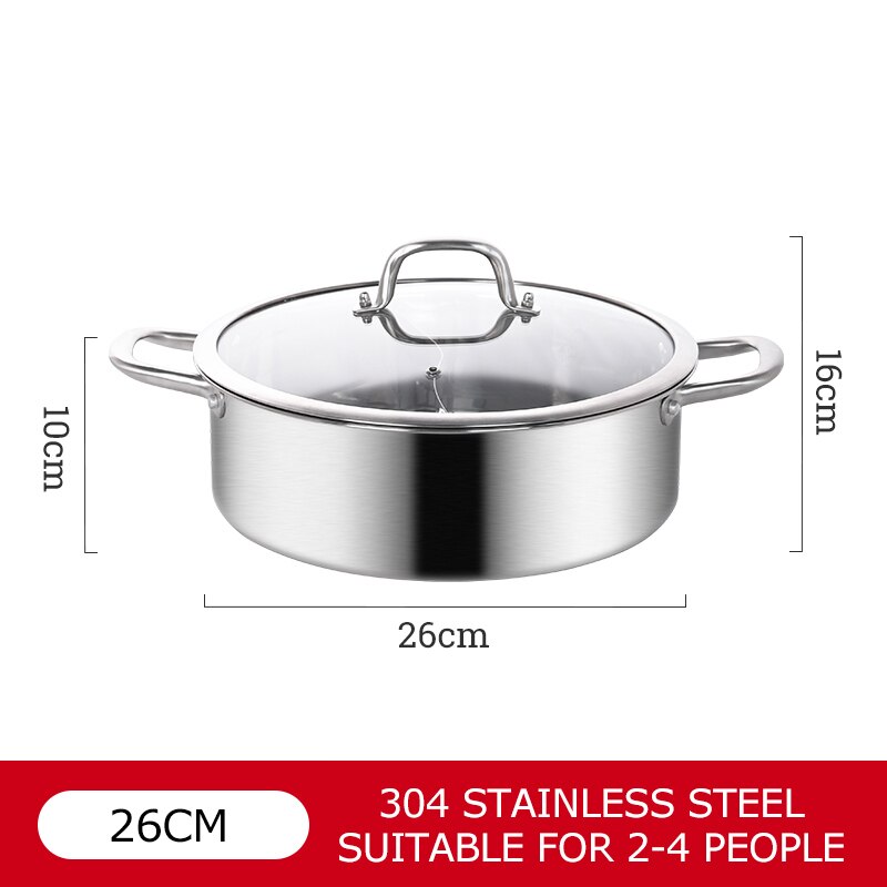 Pentola in acciaio inossidabile 304 Hotpot cucina ... – Grandado