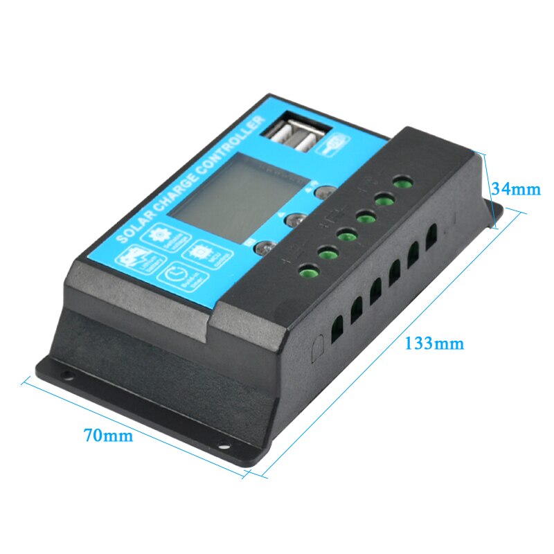 SUNYIMA Solar Charge Controller 24V 12V 15A Auto L... – Grandado