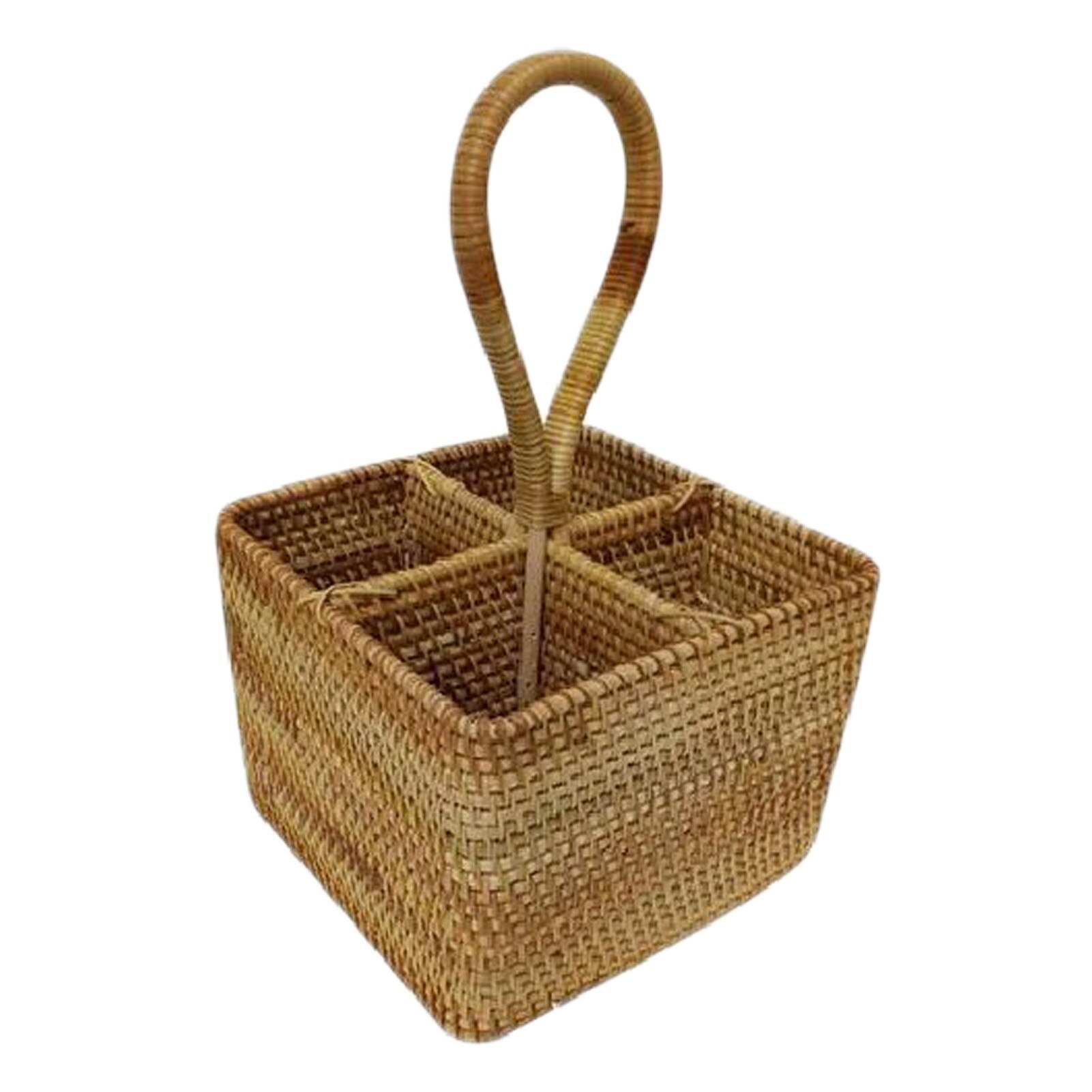 Storage Basket Kouboo Rattan Round Planter Hanging... – Grandado