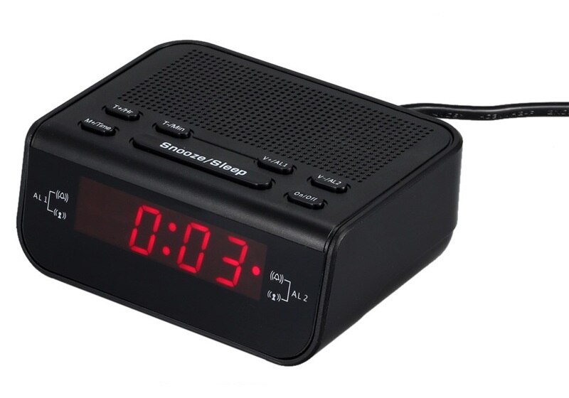 Bedside Electronic Alarm Clock and Radio Receiver ... – Vicedeal