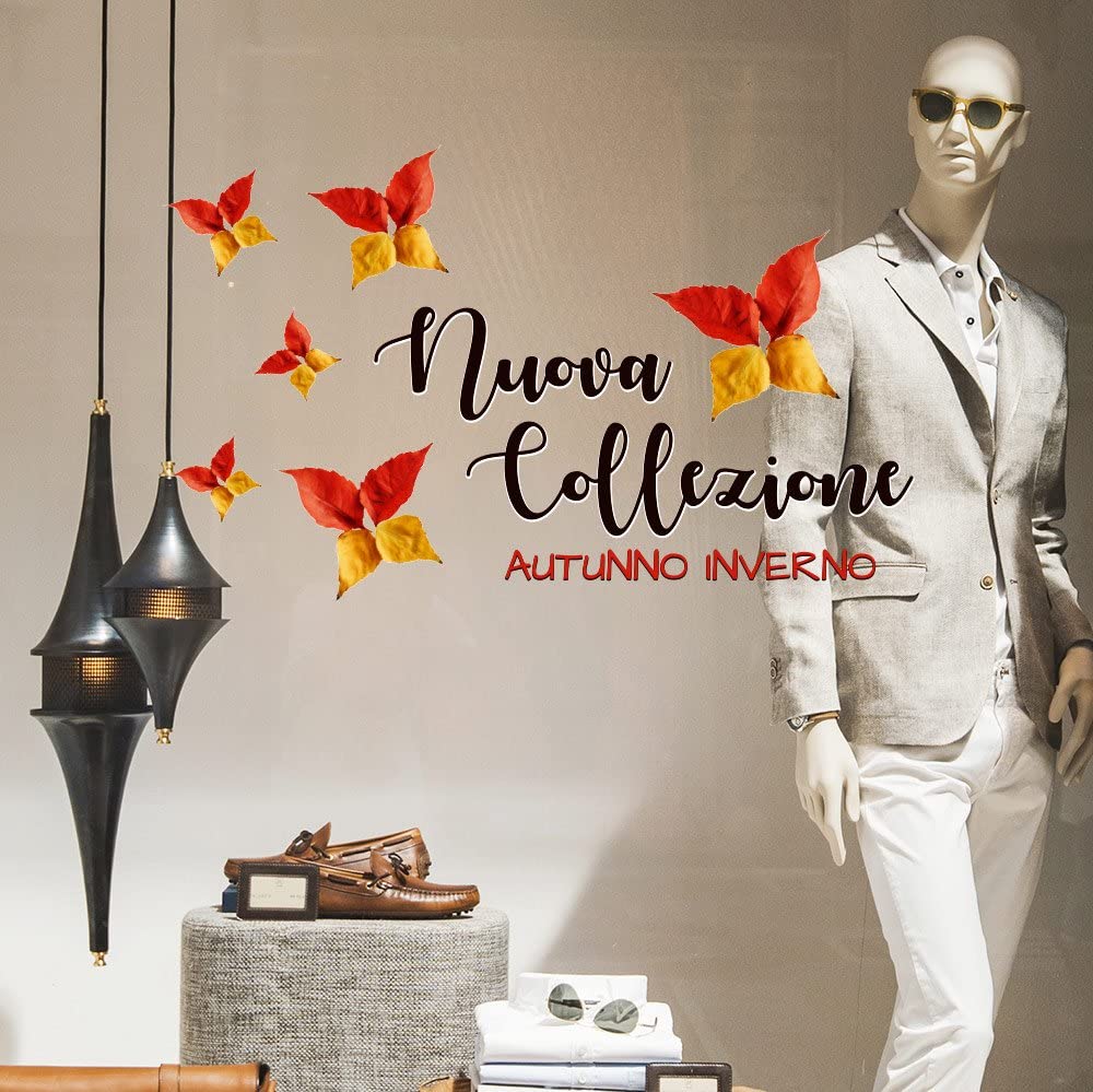 UVNC0019 Muurstickers Venster Sticker-Vitrines Win... – Vicedeal