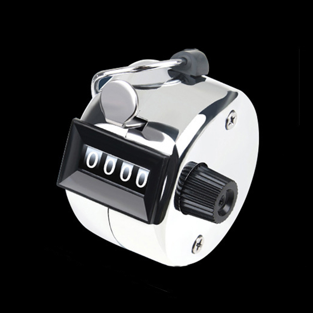 4 Digit Number Manual Mini Tally Counter Mechanica... – Grandado