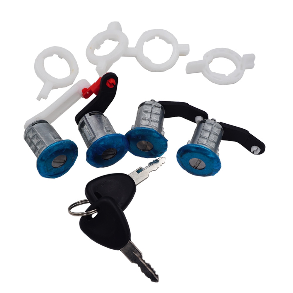 4x Door Lock Cylinder Barrel Set For Renault Maste... – Grandado