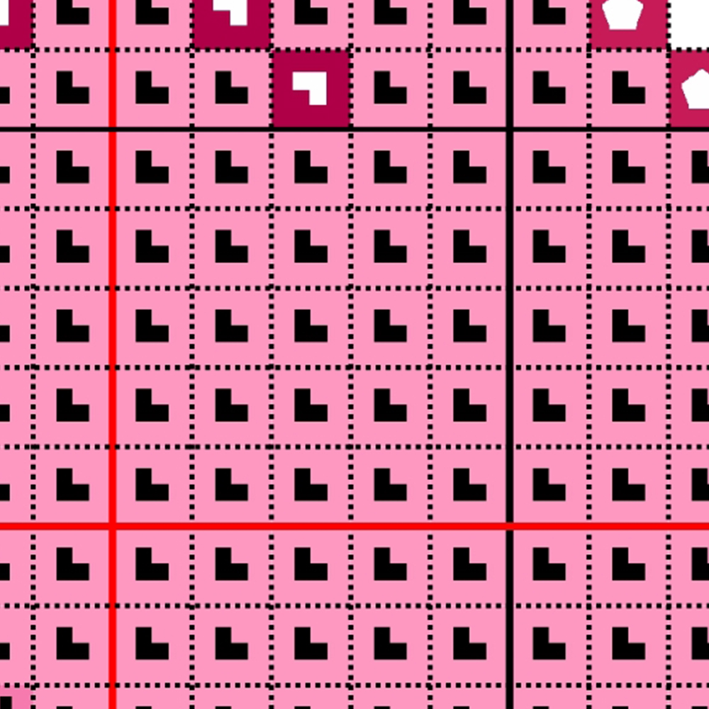 Cute Peach Cross Stitch Pattern Chart DMC Symbol C... – Vicedeal