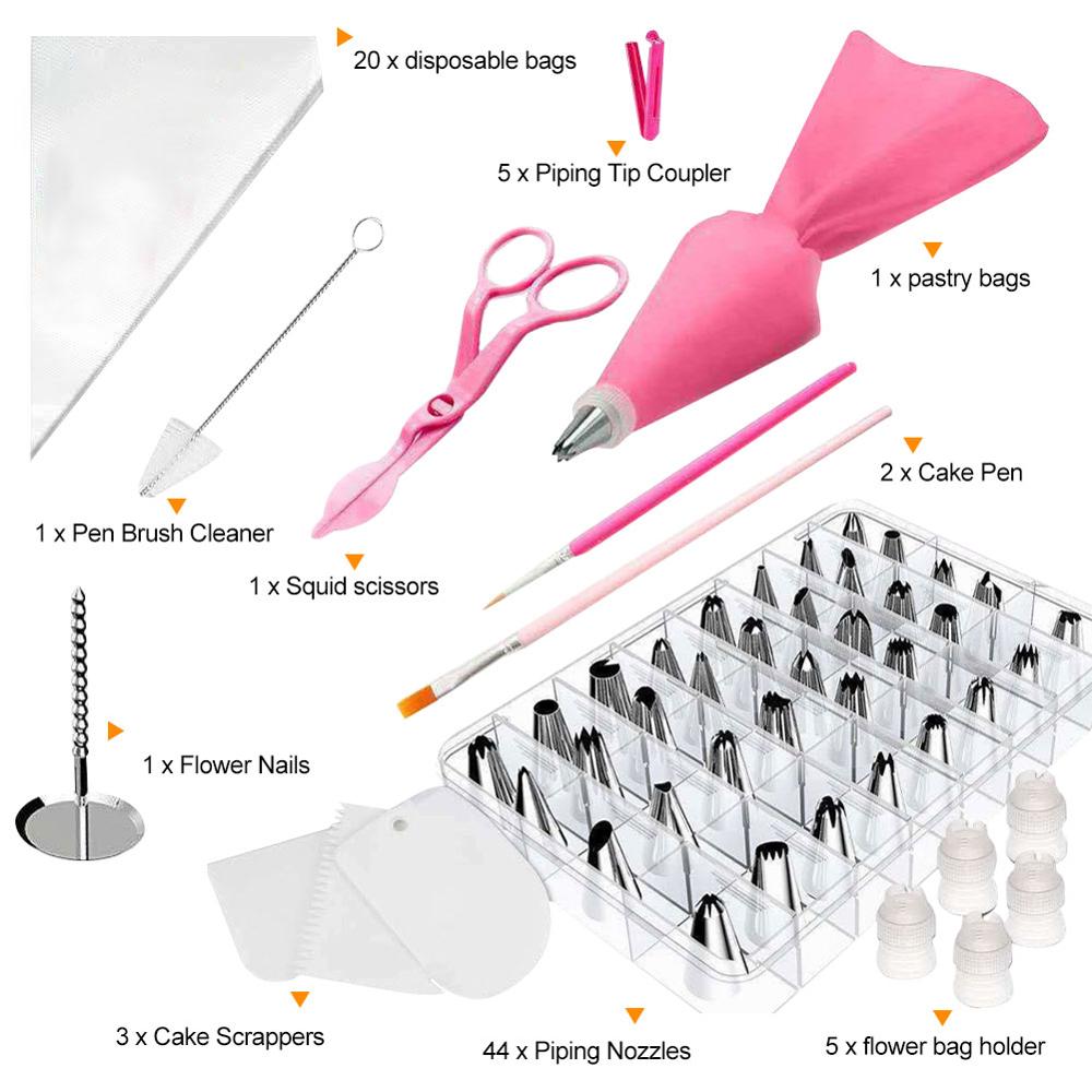 83pcs Cake Decorating Set，Cupcake Decorating Kit B... – Grandado