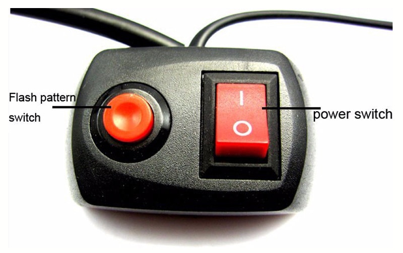 12v Motorcycle flasher light Police Motorbike Motos Led Strobe light ...