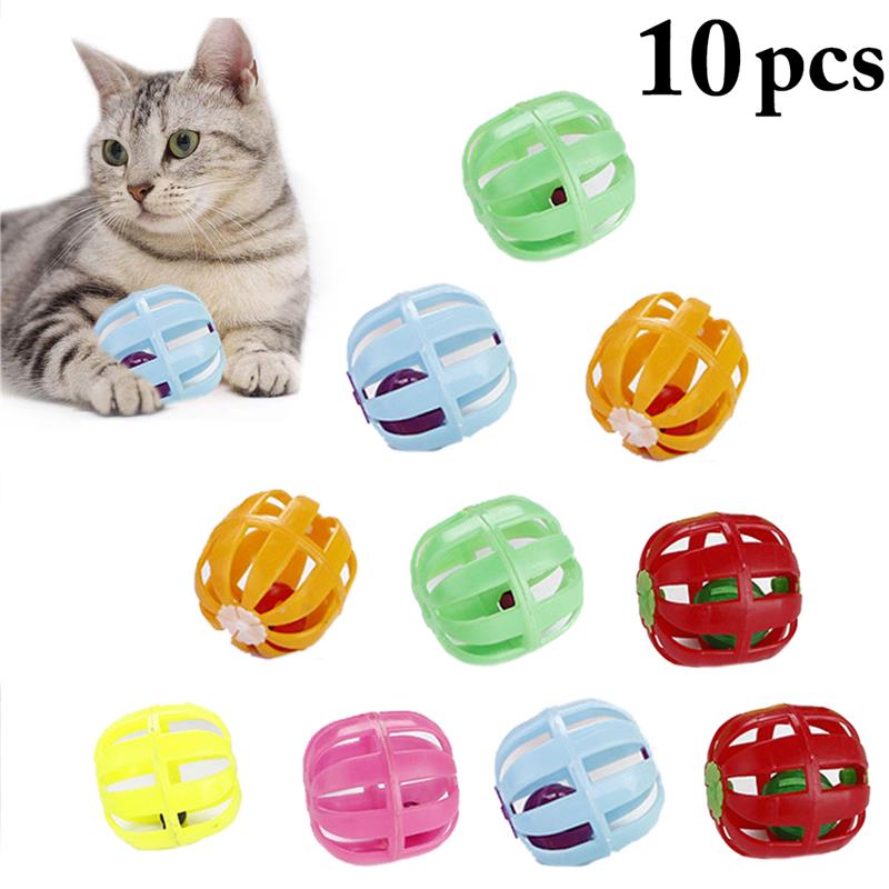 10 Pcs Grappig Snoep Kleuren Kat Bal Speelgoed Int... – Grandado