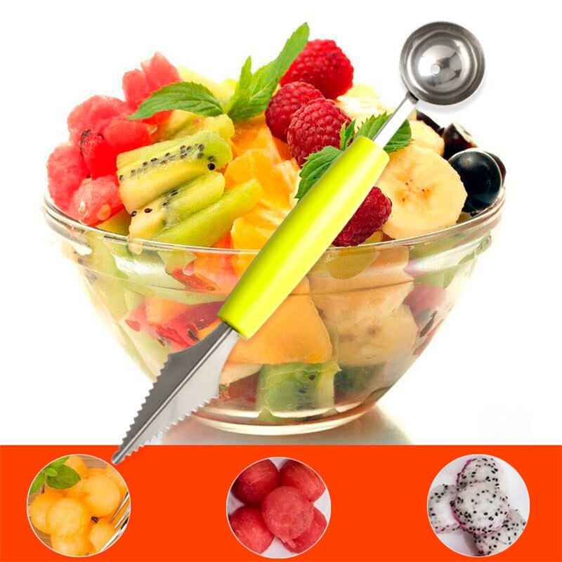 1Pc Kitchen Gadgets 2in1 Dual-head Fruit Ball Carv... – Grandado