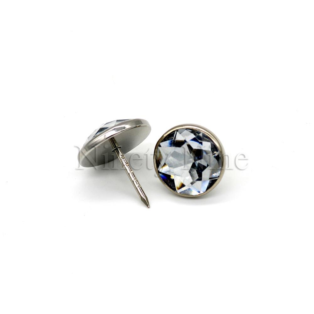 100Pcs Crystal Head Push Pins Sofa Headboard Uphol... – Vicedeal