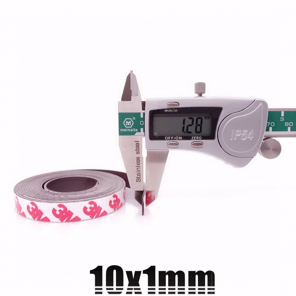 3 Meter/los Gummi Magnet 10*1mm 3 mt selbst Klebe ... – Grandado