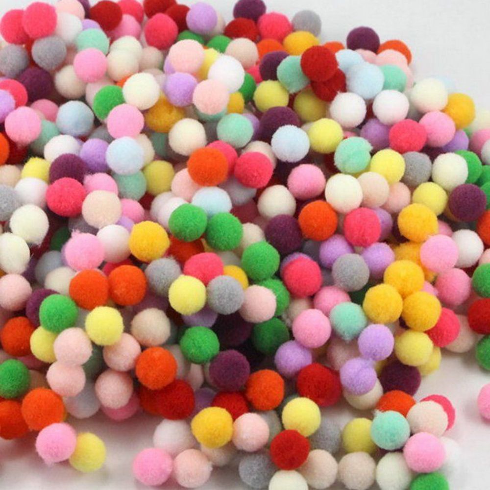 1000pcs/Pack Soft Party Festival DIY Craft Pompoms... – Grandado