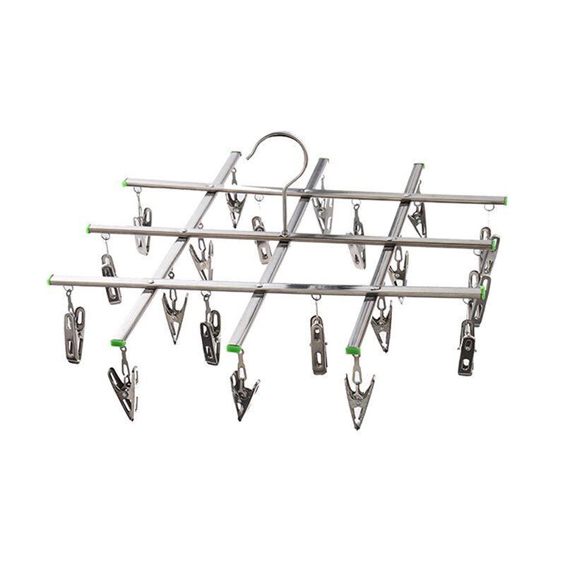 Foldable Clothes Hanger Airer Stainless Steel Unde... – Grandado