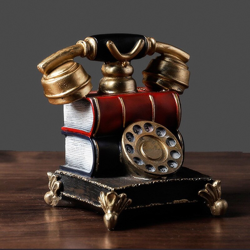 European telephone model home retro decoration dec... – Grandado