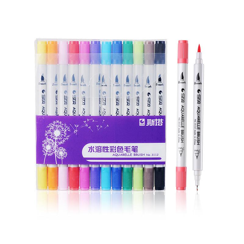Mark Pen 12/80 Color Sketch Art Marker Pen Double ... – Grandado