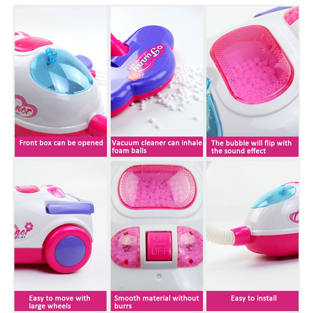 Kids Pretend Housework Toys Role Play Vacuum Clean... – Grandado
