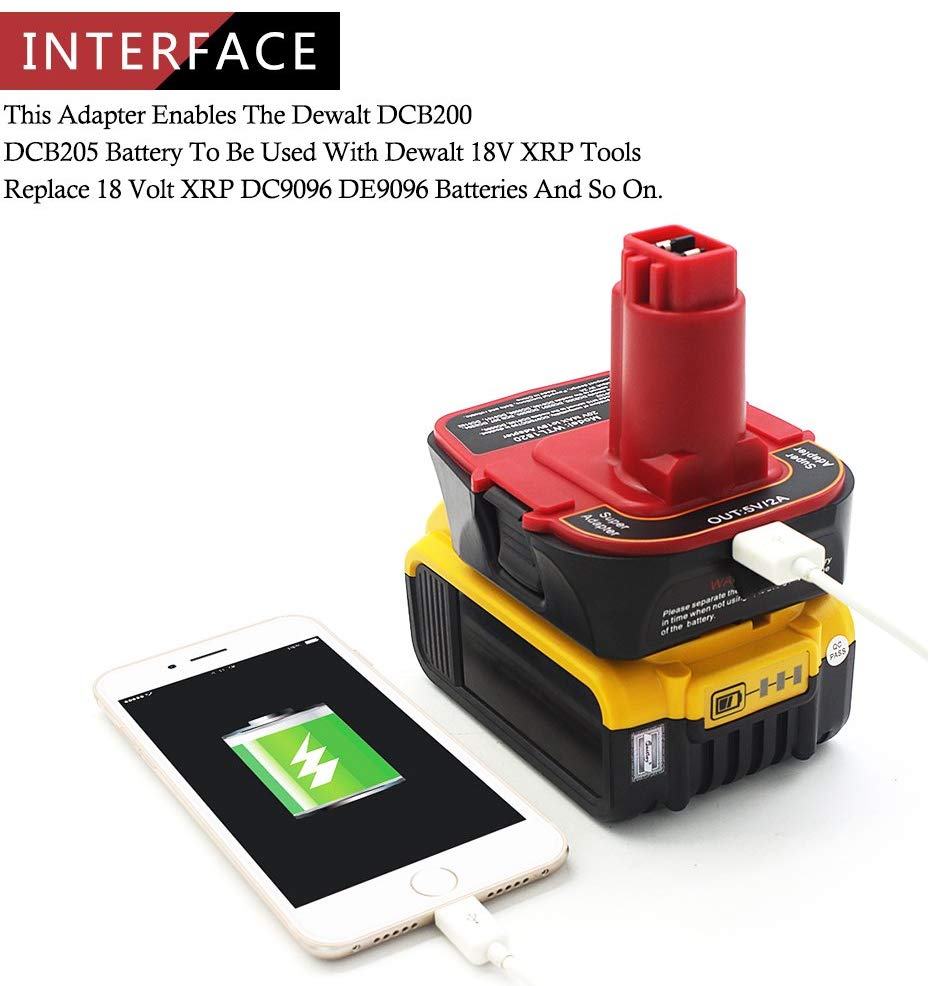 For Dca1820 20V 18V Usb Adapter Work With Dewalt M... – Grandado