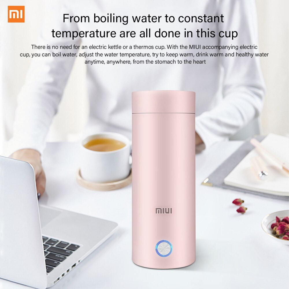 Xiaomi bärbar vattenkokare termisk kopp kaffe reso... – Vicedeal