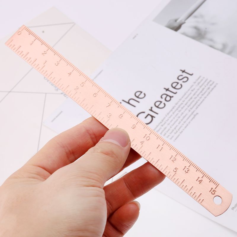 Vintage Copper Brass Ruler Bookmark Label Book Mar... – Vicedeal