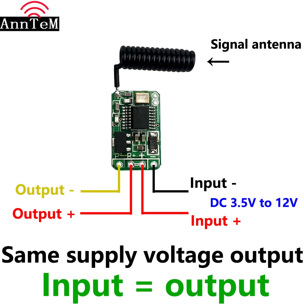 Minicontrolador de control remoto inalámbrico, con pequeño receptor de ...