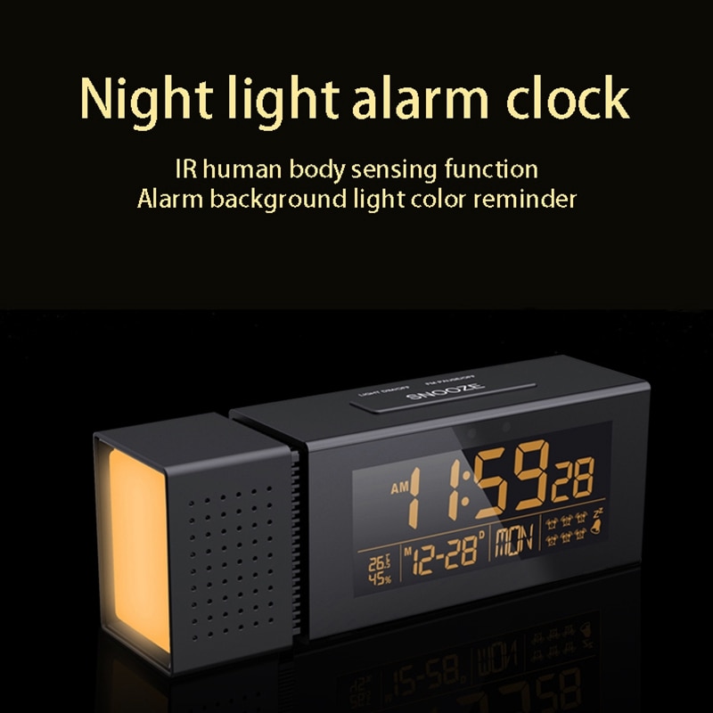 Multifunctional Alarm Clock Sound and Light Alarm ... – Grandado