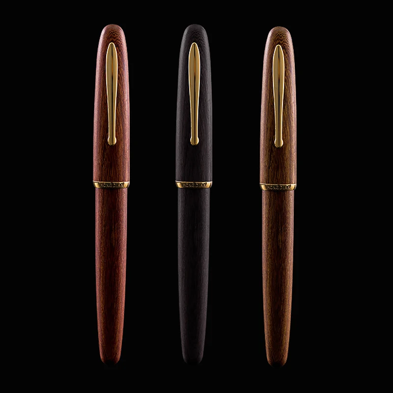 Hongdian 660 Wood Fountain Pen Natural Handmade Ju... – Grandado