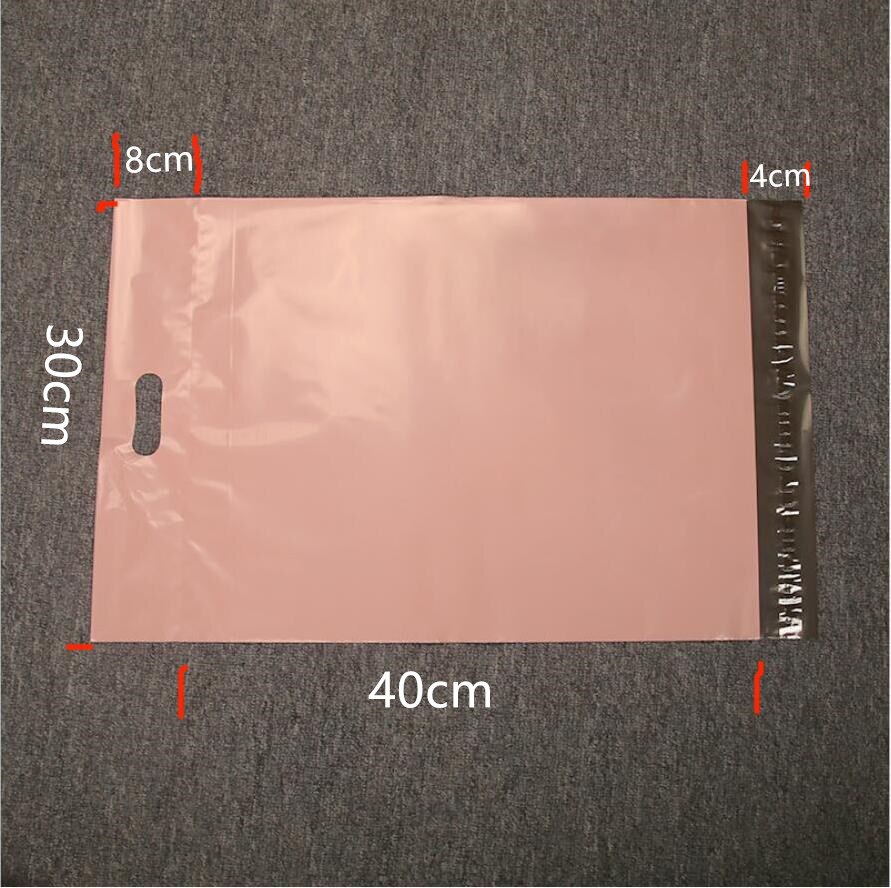 50pcs Pink Mail Bags With Handle Poly Mailer Packa... – Vicedeal
