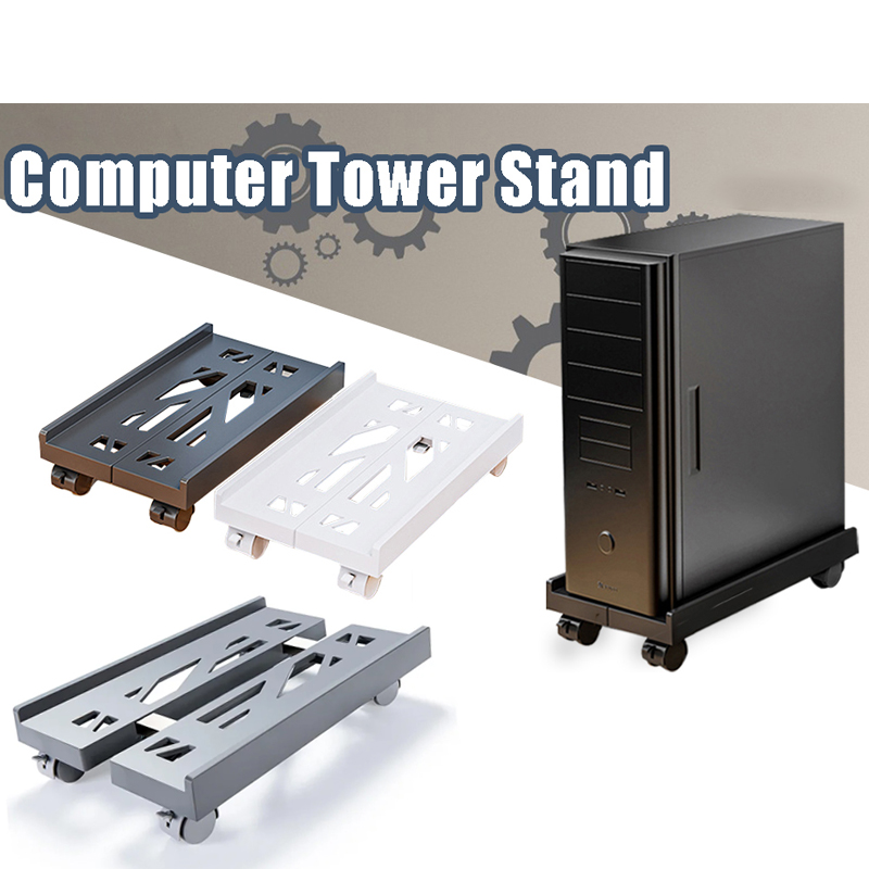 Adjustable Mobile CPU Stand Ventilated Computer To... – Grandado