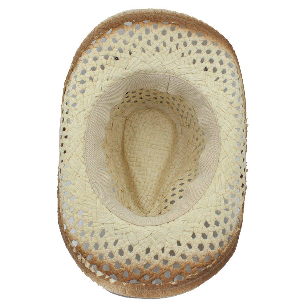 Women Western Cowboy Hat With Leather Ribbon For L... – Grandado