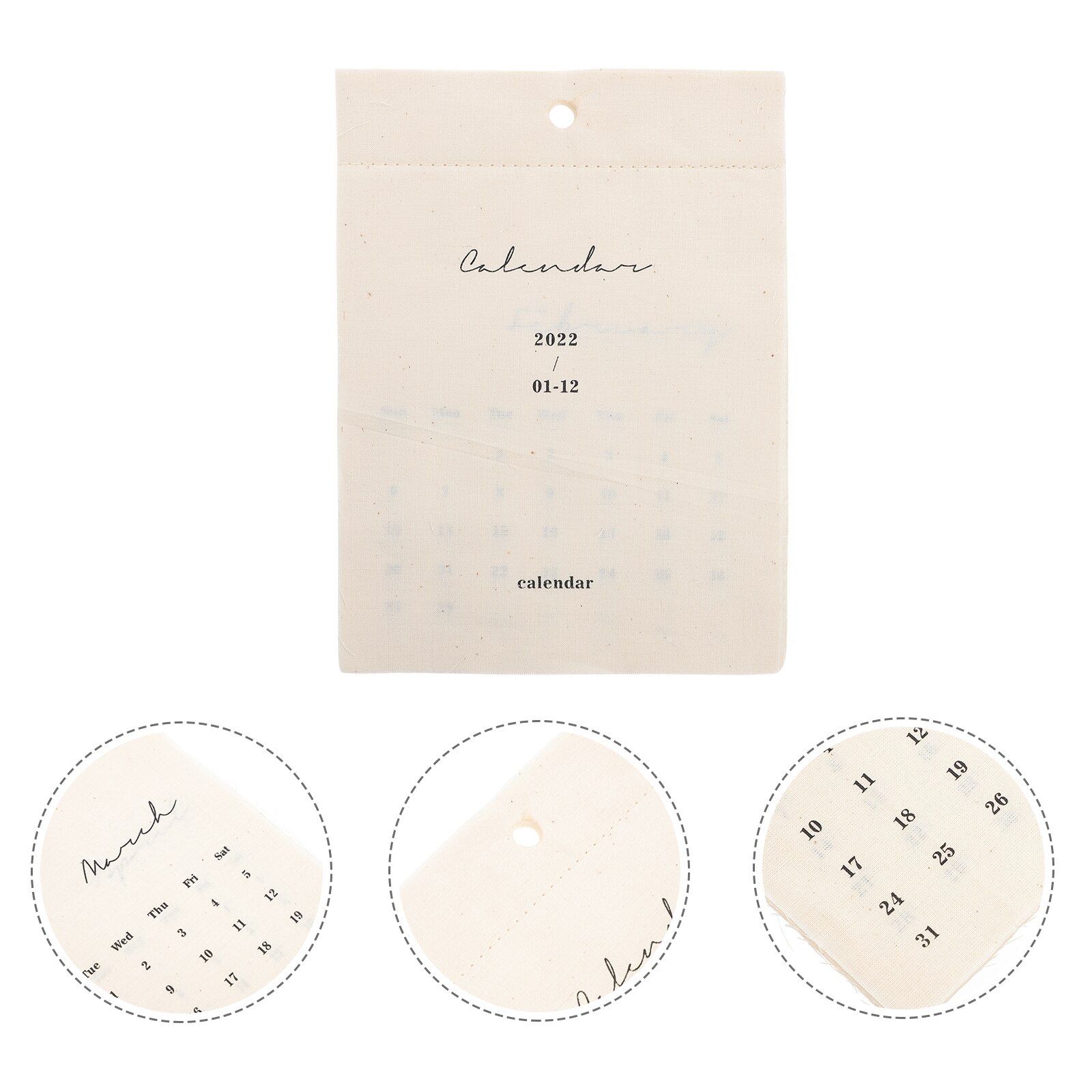 1pc Cloth Calendar Simple Photo Prop Calendar Phot... – Grandado