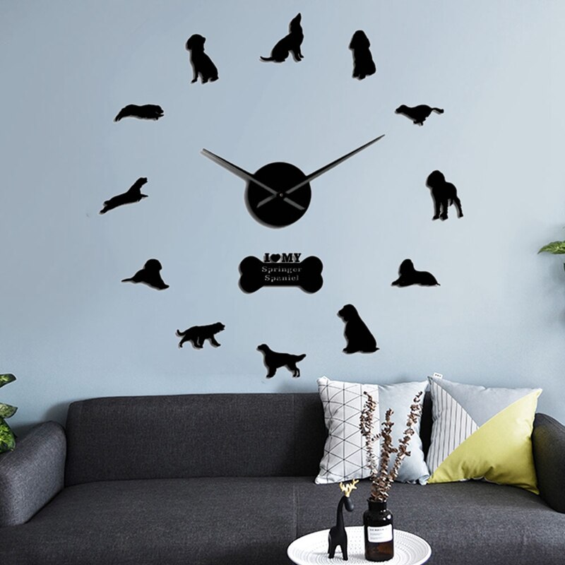 DIY Wall Clocks English Springer Spaniel Dog Breed... – Grandado