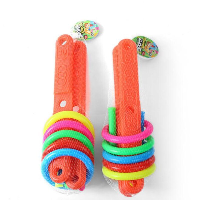 Virola de brinquedo das crianças cruz 5-anel jogan... – Grandado