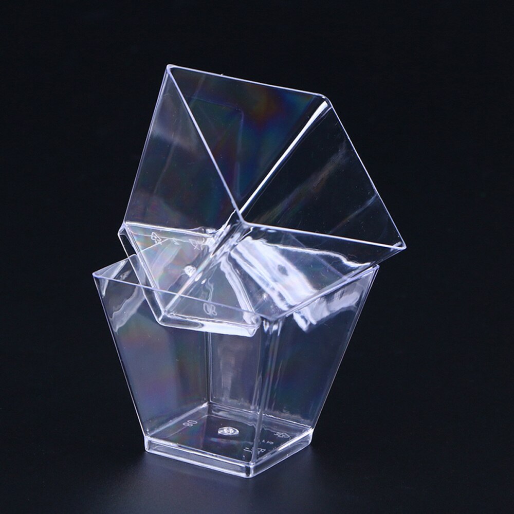 Taza de Mousse desechable, contenedor transparente... – Grandado