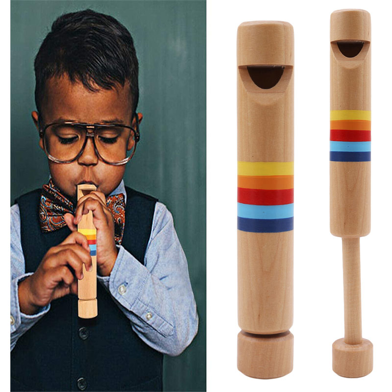 Houten Pull-Out Fluit Kinderen Educatief Muziekins... – Grandado