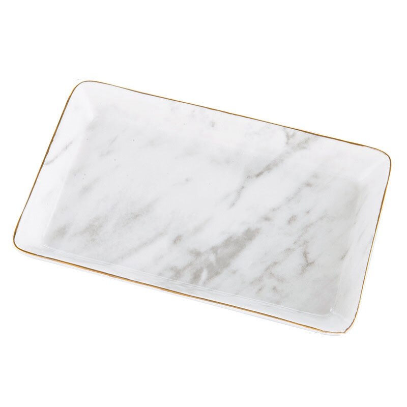 Marmor Keramik Schmuck Tray-Ring Halskette Display... – Vicedeal