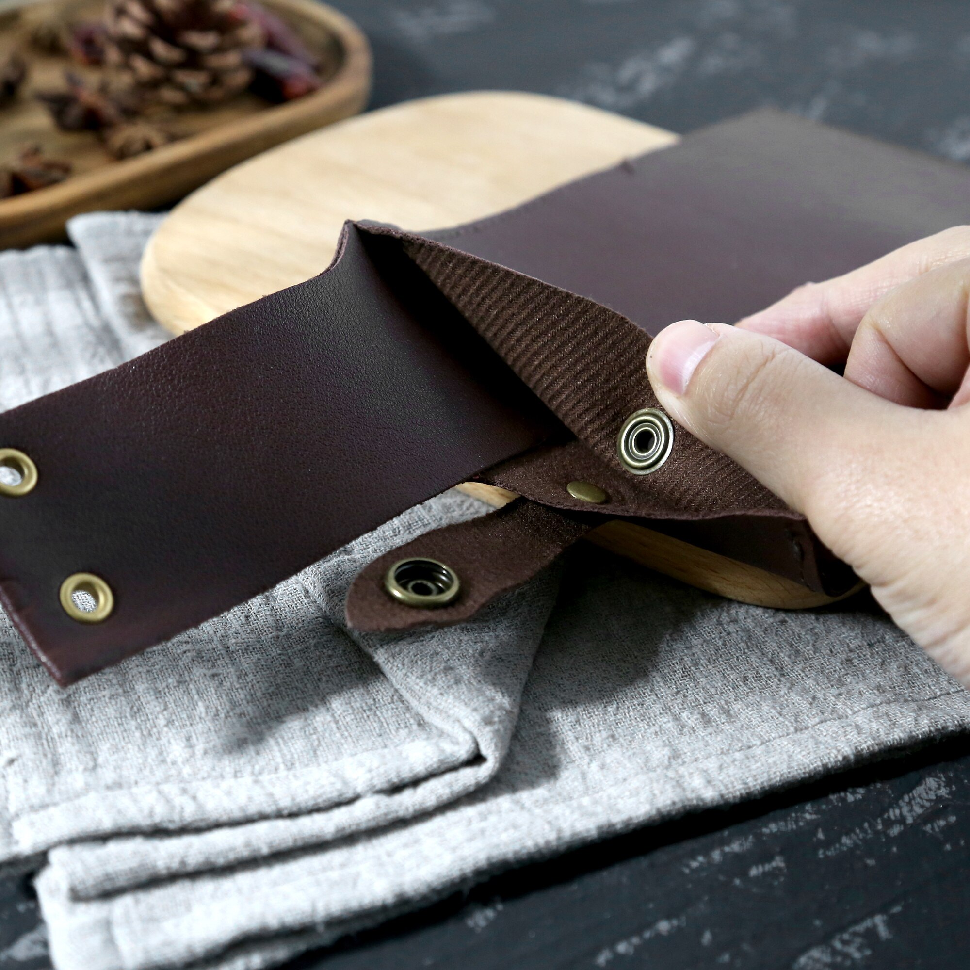 XYJ 5pcs 8 Inch Cleaver Leather Sheath Chopping Kn... – Vicedeal